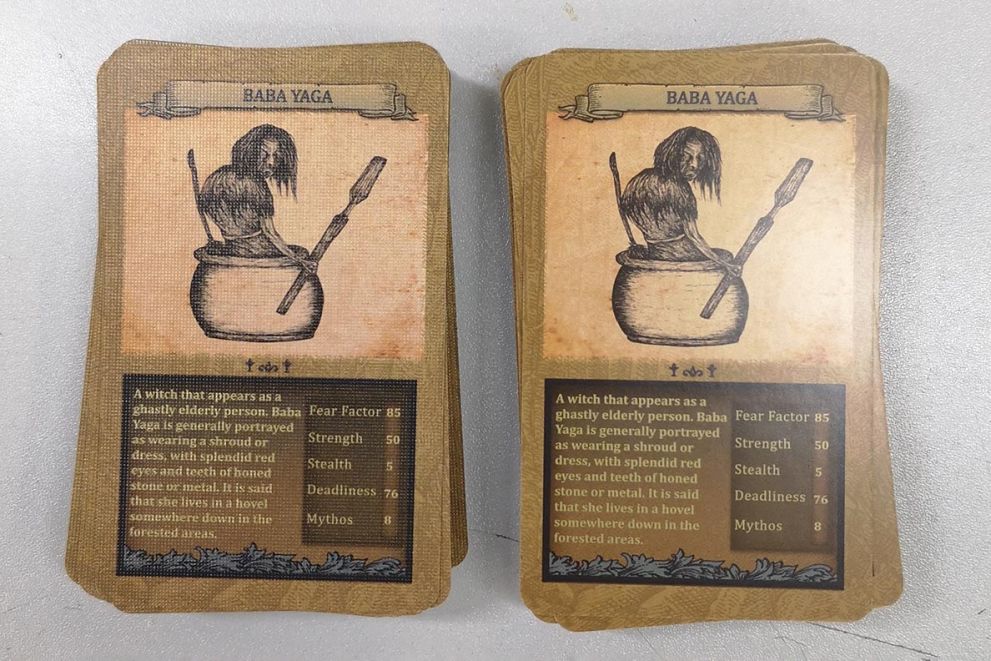 Textured Playing Cards and Box - Linen Texture - PrintNinja.com