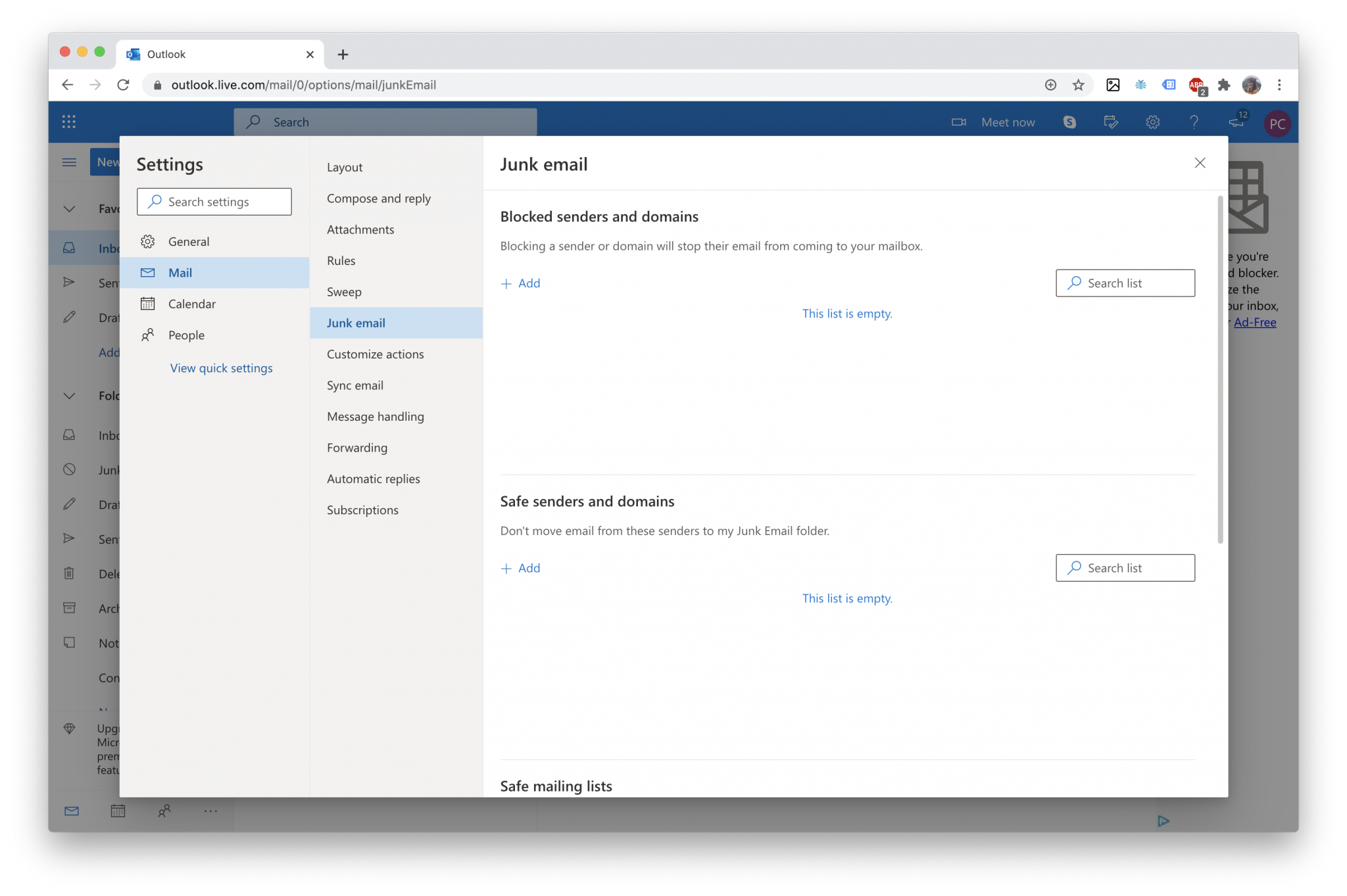 Whitelisting Instructions for Outlook and Hotmail - PrintNinja