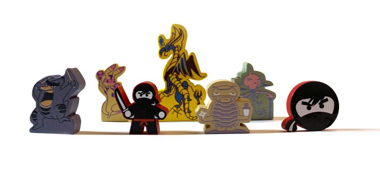 Custom Wood Meeple Setup Guides - PrintNinja