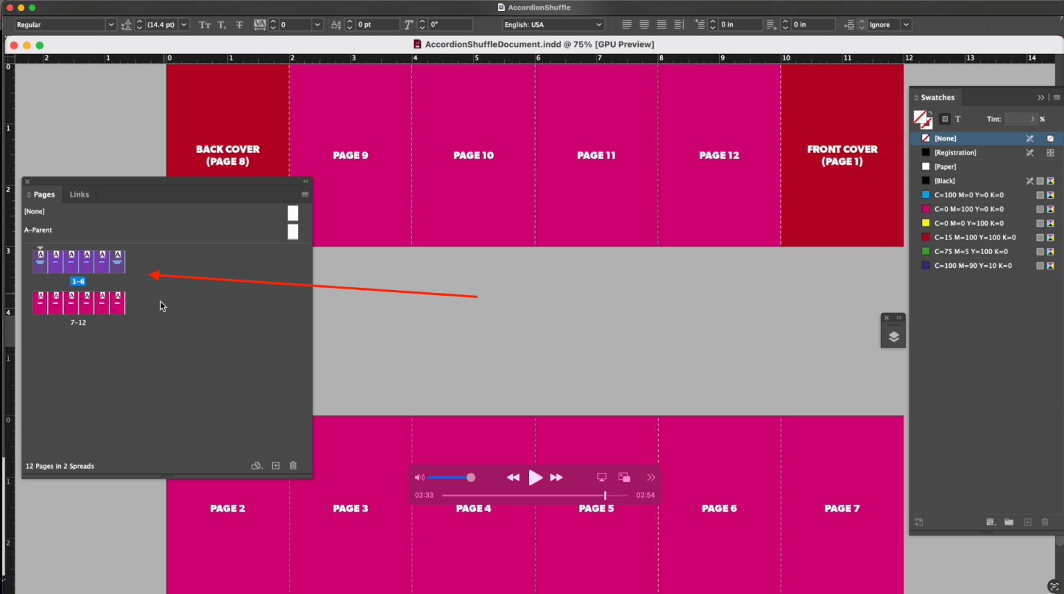 Shuffle Pages in InDesign for Accordion Booklets - PrintNinja